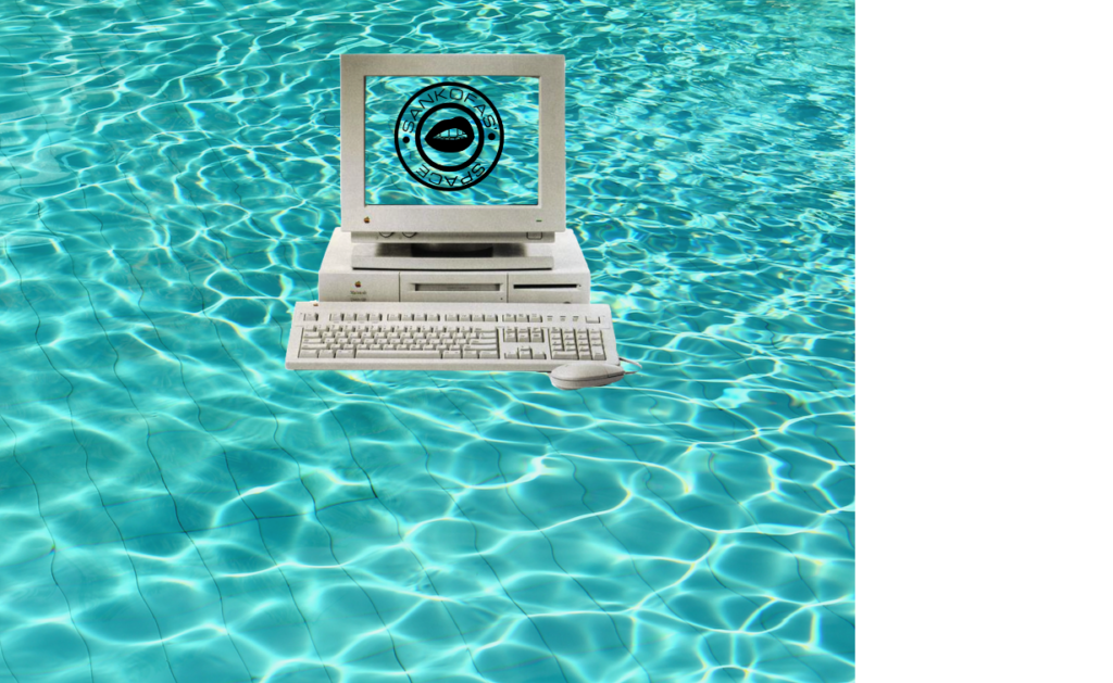 computer with the water - SANKOFAS' SPACE